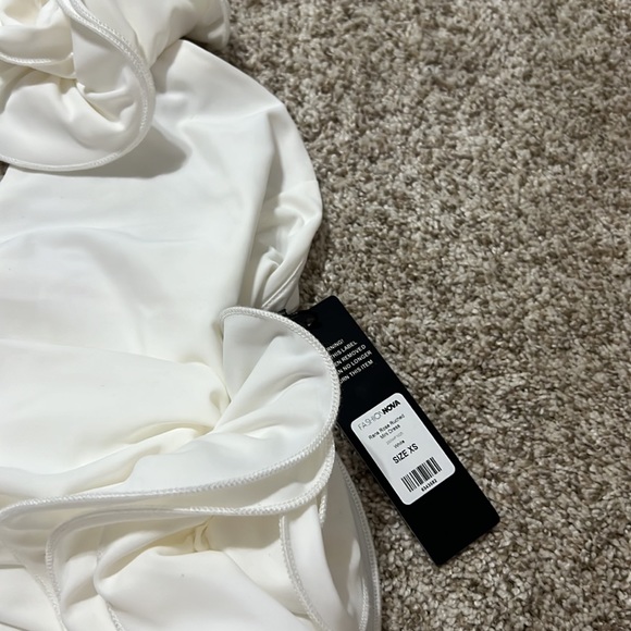 Fashion Nova | Dresses | Nwt Rana Rose Ruched Mini Dress | Poshmark